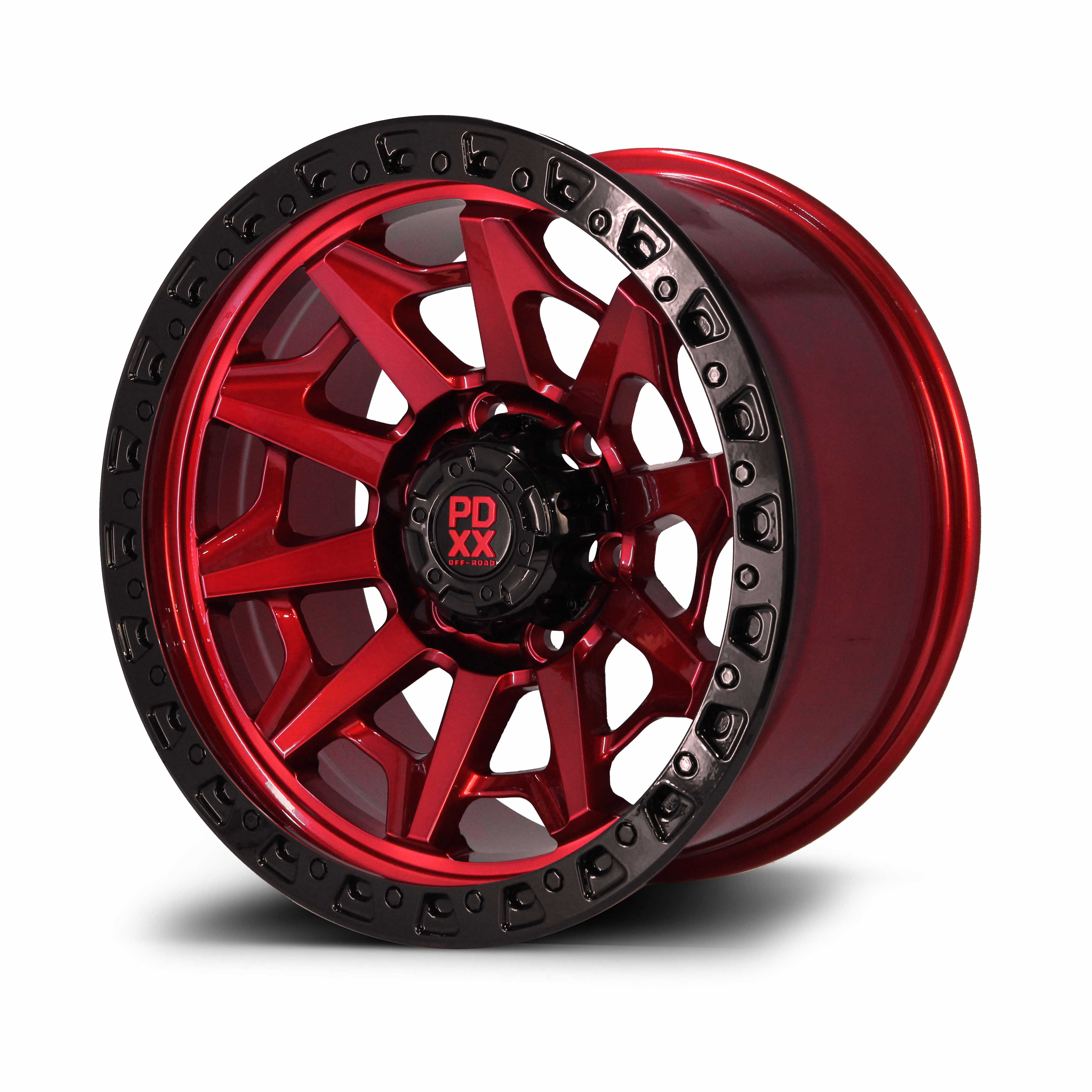 VIKING 17" - Imperial Red w/ Black Ring – PDXX WHEELS