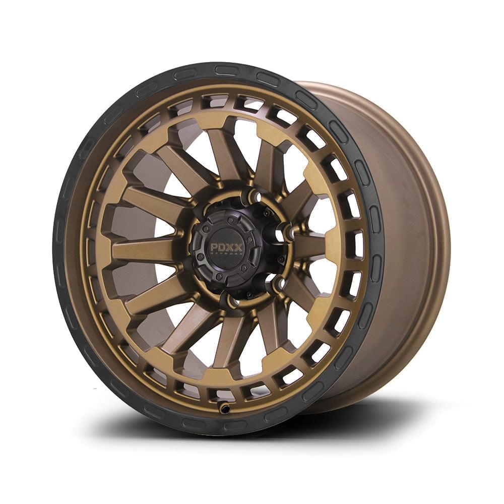 BEAST 17" - Satin Bronze w/ Black Ring – PDXX WHEELS